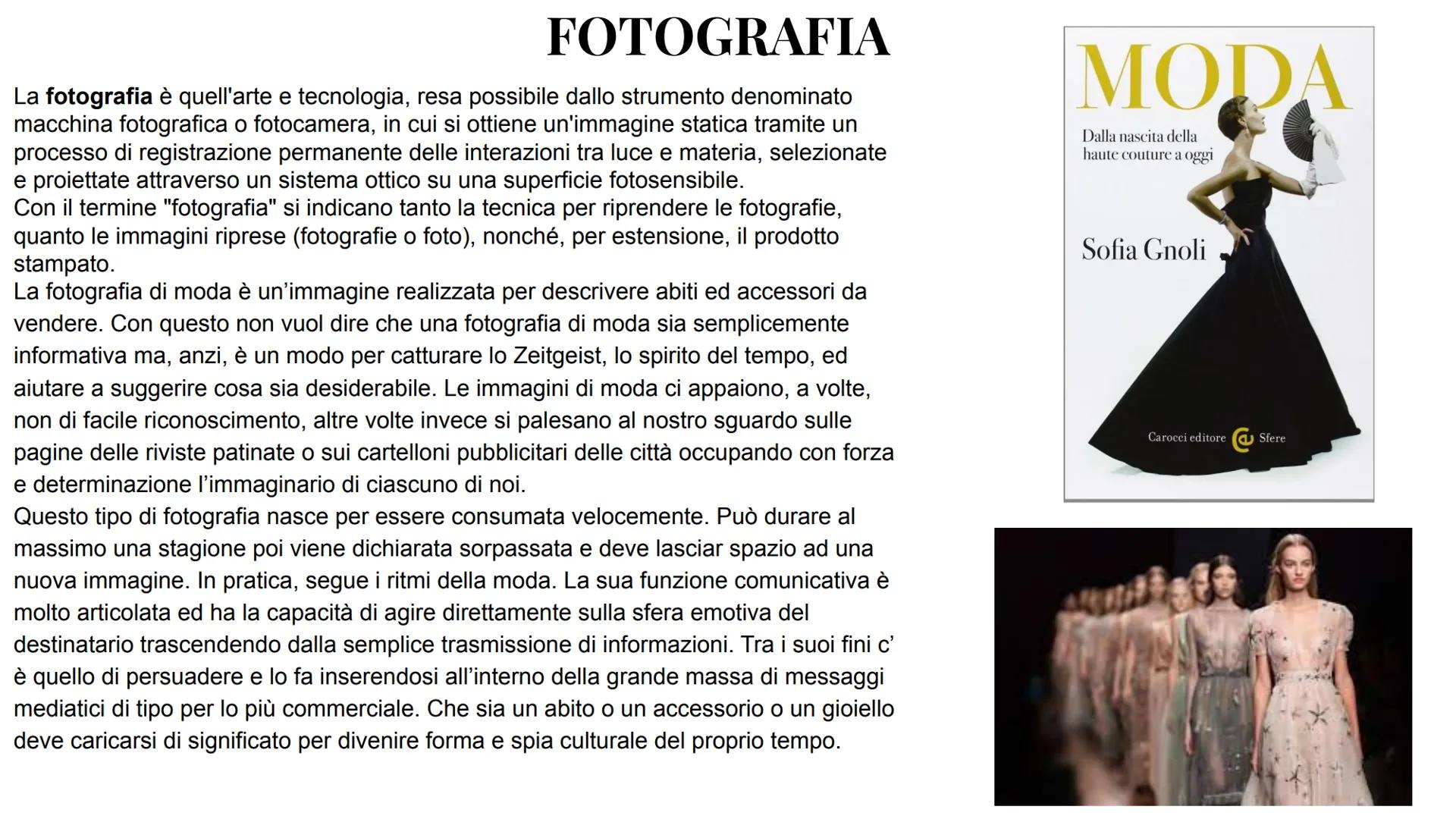 Tesina sulla moda già fatta - Collegamenti e PDF per Terza Media ...