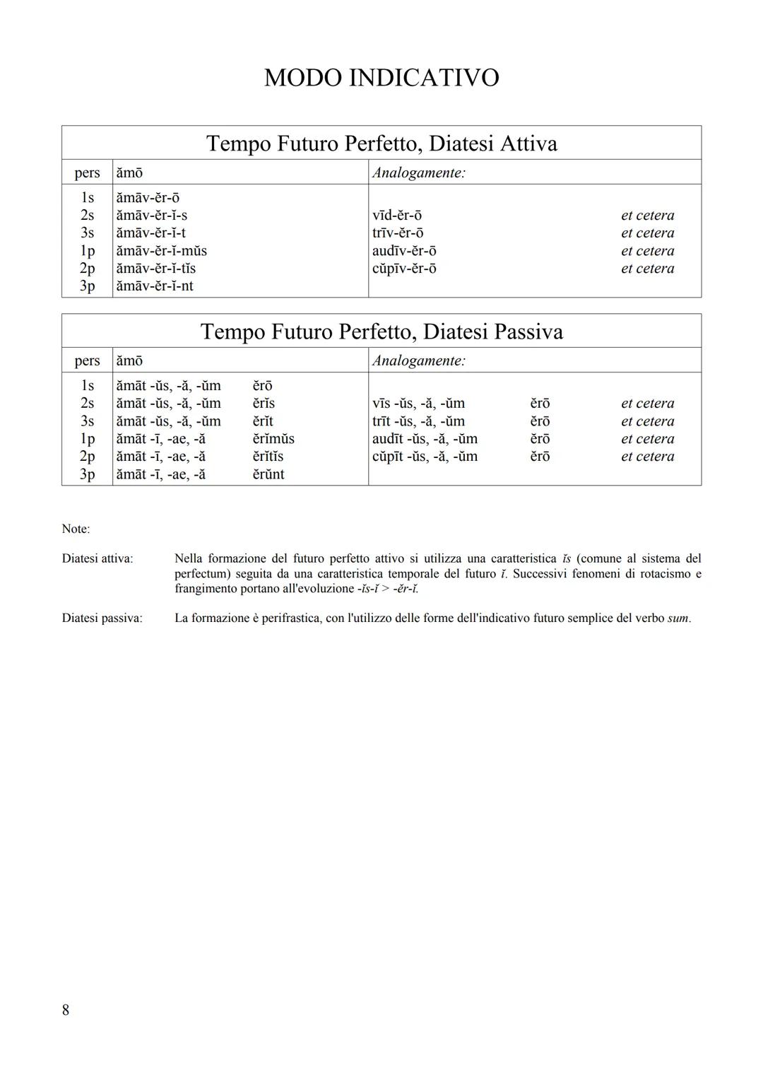 Tempi Verbali e Coniugazioni dei Verbi Latini: Tabella e PDF Utili ...